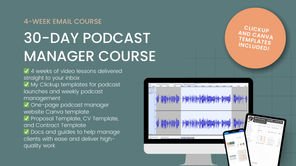 Podcast Editing & Podcast Management: Start Working From Home Today ...